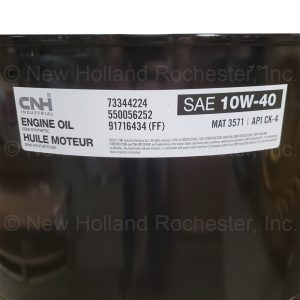 CNH Industrial 55 Gal Engine Oil SAE 10W-40 CK-4 Semi-Synthetic MAT ...