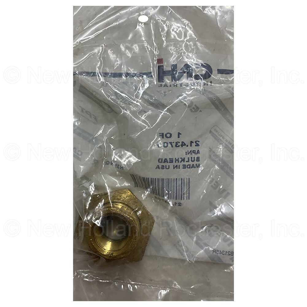 New Holland Bulkhead Part # 21.43705 - New Holland Rochester