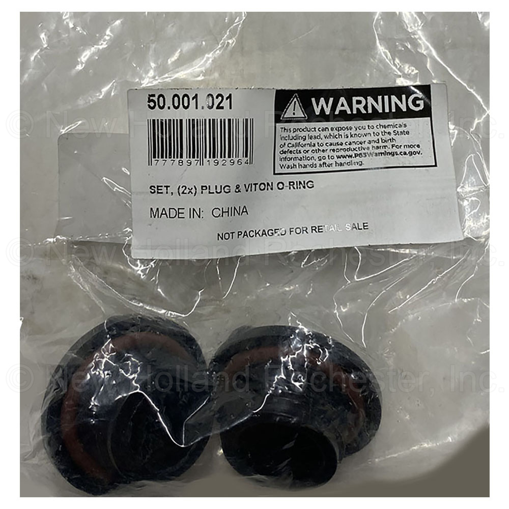 New Holland / BE Power 1" Water Pump Plug Set Part # 50.001.021 - New Holland Rochester