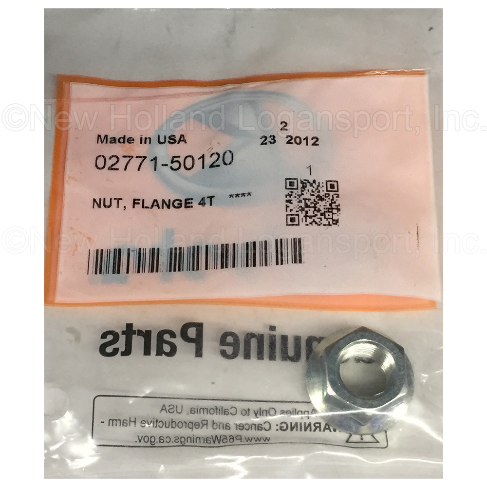 Kubota Flange 4T Nut Part # 02771-50120 - New Holland Rochester