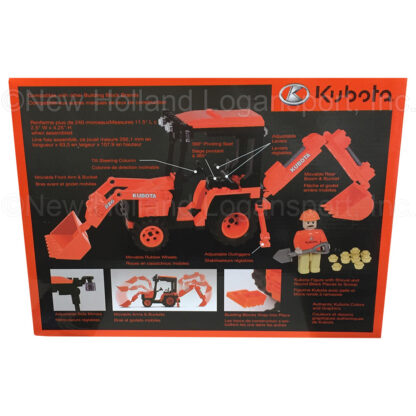 Kubota B26TLB Tractor Building Block Set Part # 77700-09185 - New ...