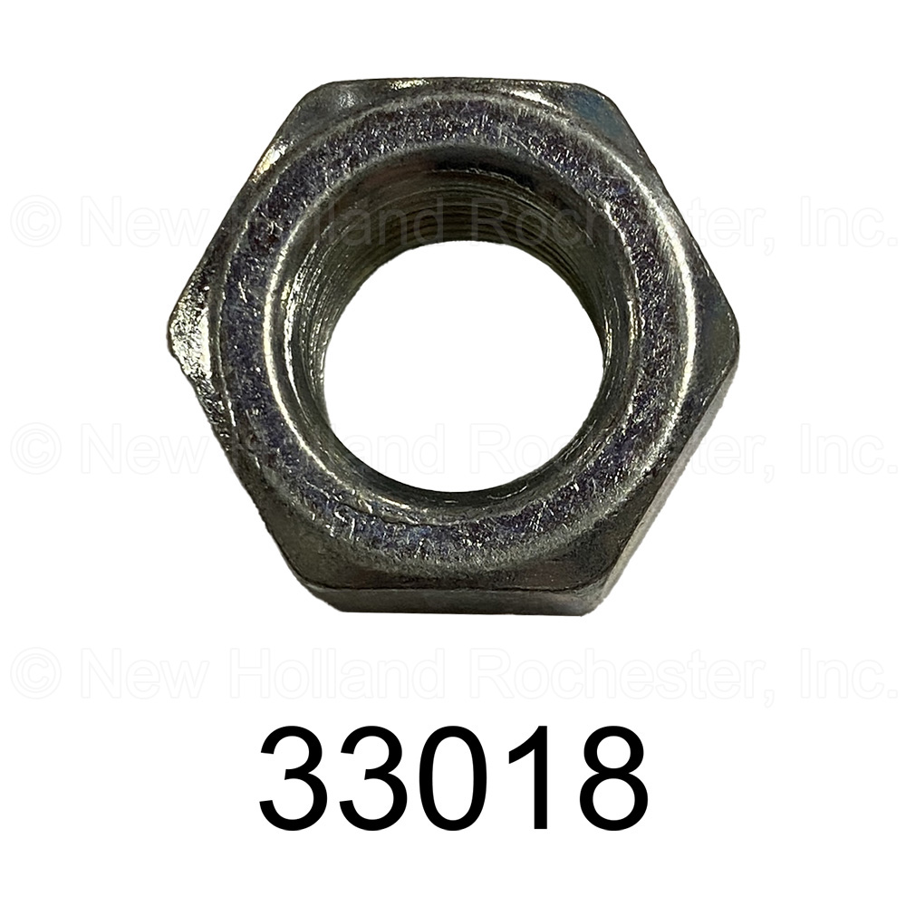 Grade 5 9/16 - 18 Hex Nut Part # 33018 - New Holland Rochester