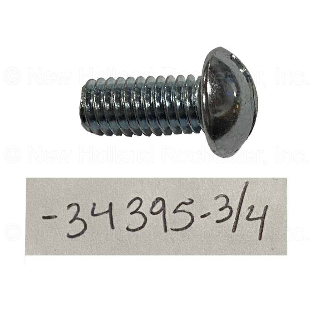 5/16-18 x 3/4" Machine Screw Part # -34395-3/4 - New Holland Rochester