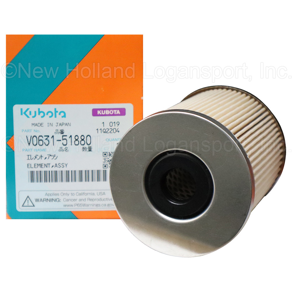 Kubota Element Assy Part # V0631-51880 - New Holland Rochester